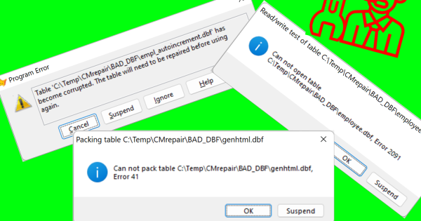 VFP Table Repair Service - Esoft.cmstory.com